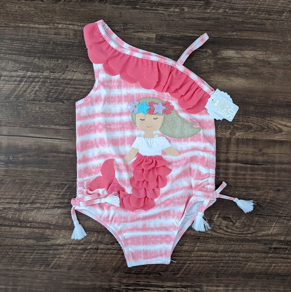 Mud Pie | Swim | Nwt Mud Pie Tiedye Mermaid Swimsuit 3t | Poshmark